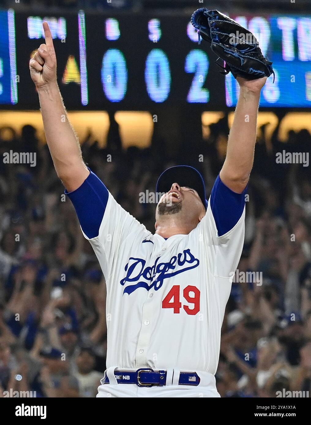 Los Angeles, Usa. Oktober 2024. Die Los Angeles Dodgers Closing Pitcher ...