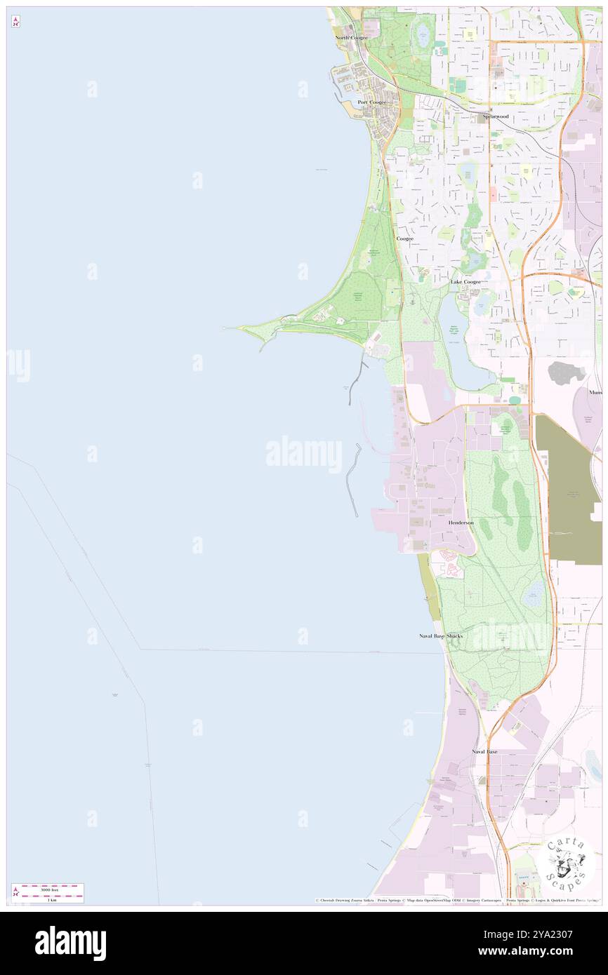 Jervoise Bank, AU, Australien, Western Australia, s 32 9' 11'', N 115 ...