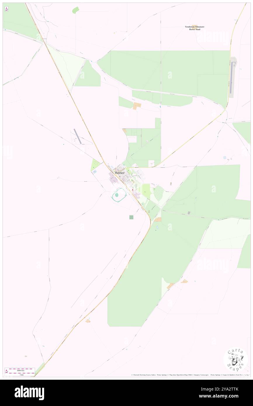 Hawker Railway Station, Flinders Ranges, AU, Australien, Südaustralien ...