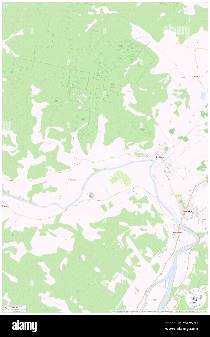 Huon Valley Golfplatz, Huon Valley, AU, Australien, Tasmanien, s 43 0 ...