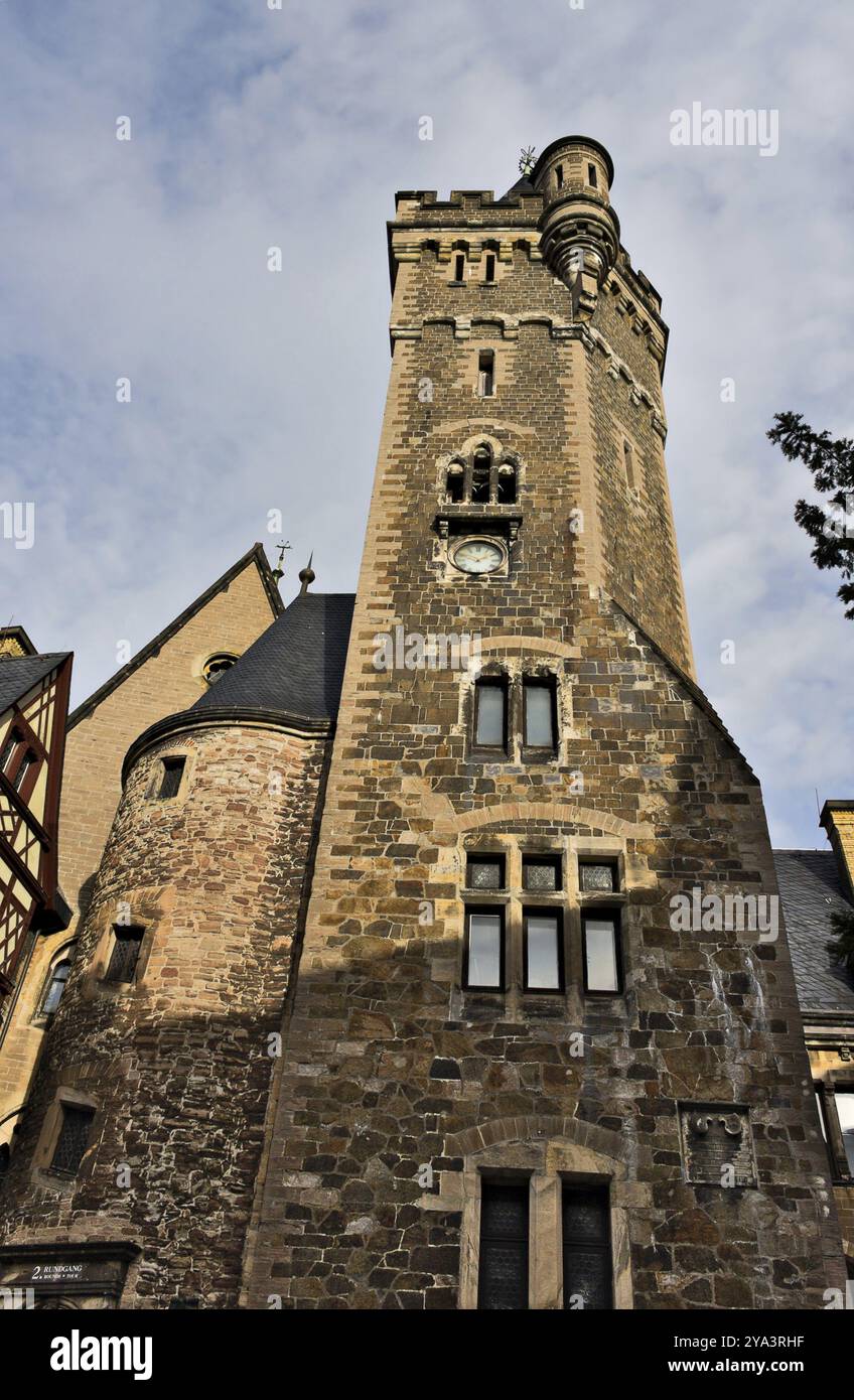 Die Burg Wernigerode war ursprünglich eine mittelalterliche Festung ...
