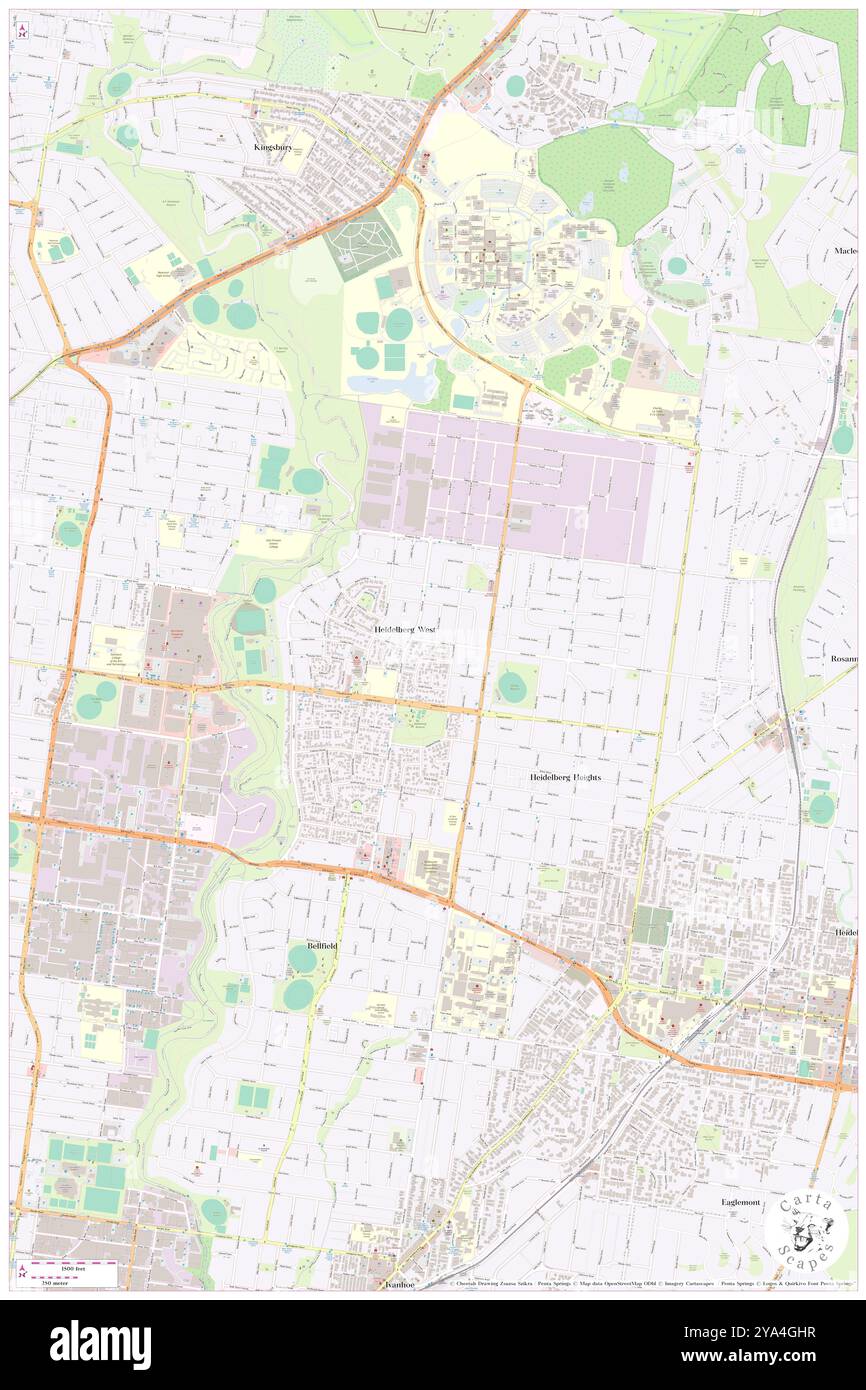 Heidelberg West, Banyule, AU, Australien, Victoria, s 37 44' 21'', N ...
