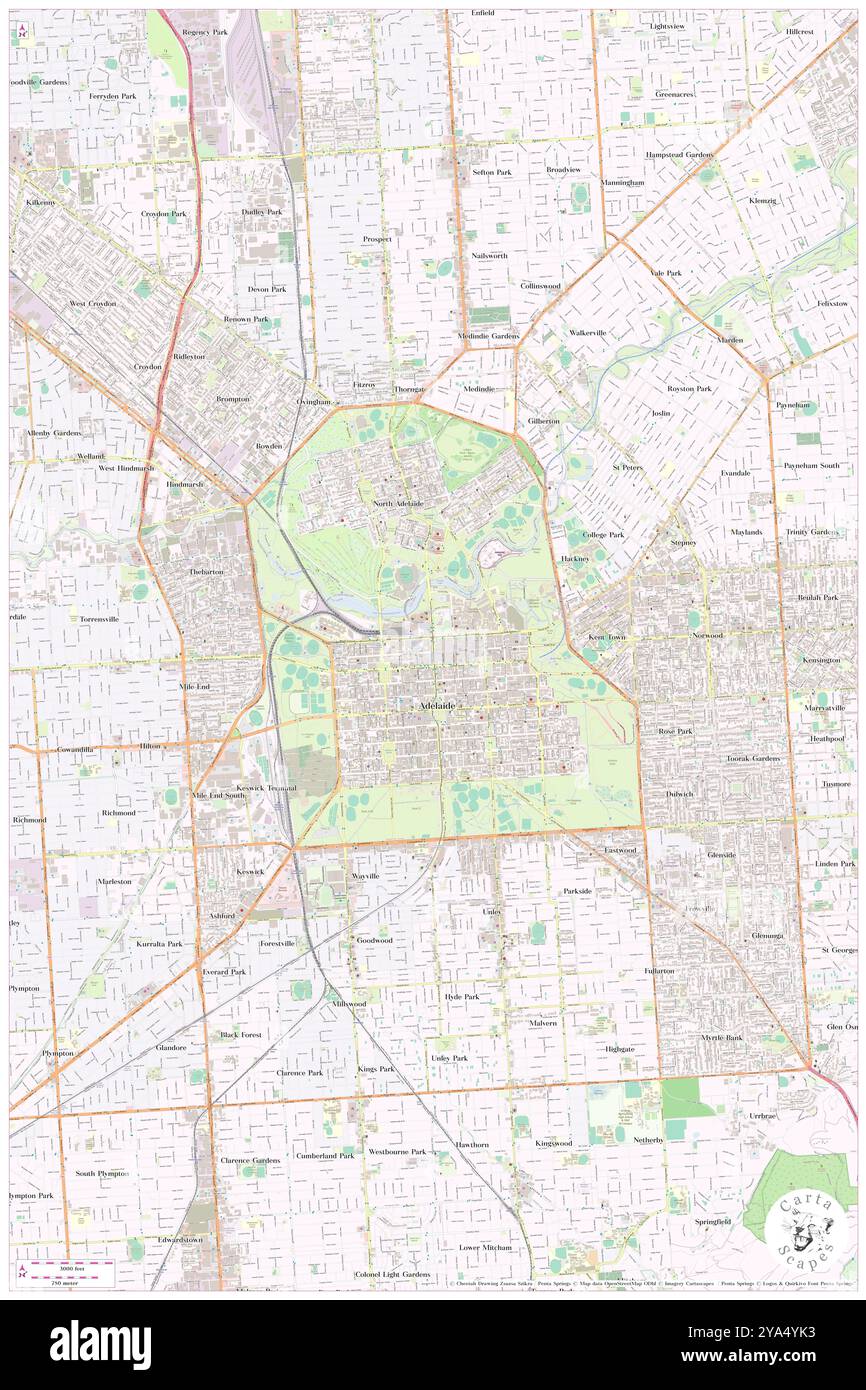 Straßenbahnhaltestelle Rundle Mall, Adelaide, AU, Australien, South ...