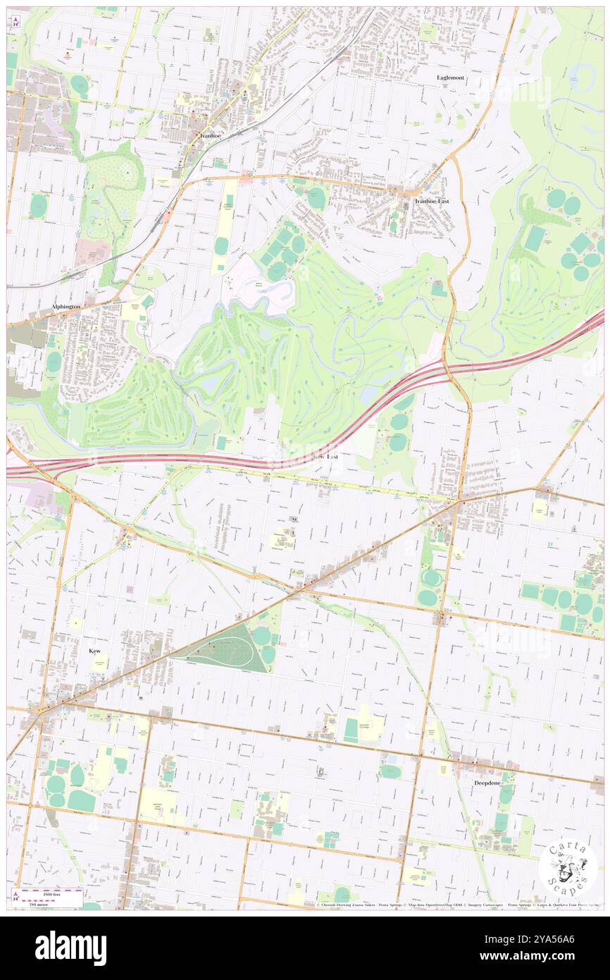 Kew East, , AU, Australien, Victoria, s 37 47' 59''', N 145 4' 0 ...