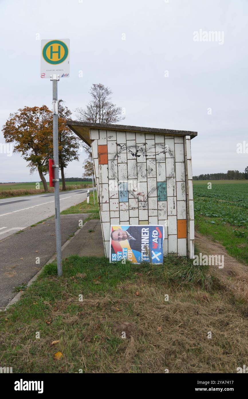 AFD GER, Deutschland, 20240901,Wahlplakat, AfD in Brandenburg ...