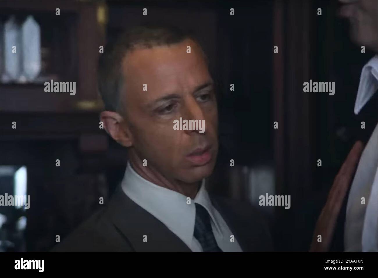 DER LEHRLING - FILMSTILLS. 2024 . Jeremy Strong als Roy Cohn in The ...