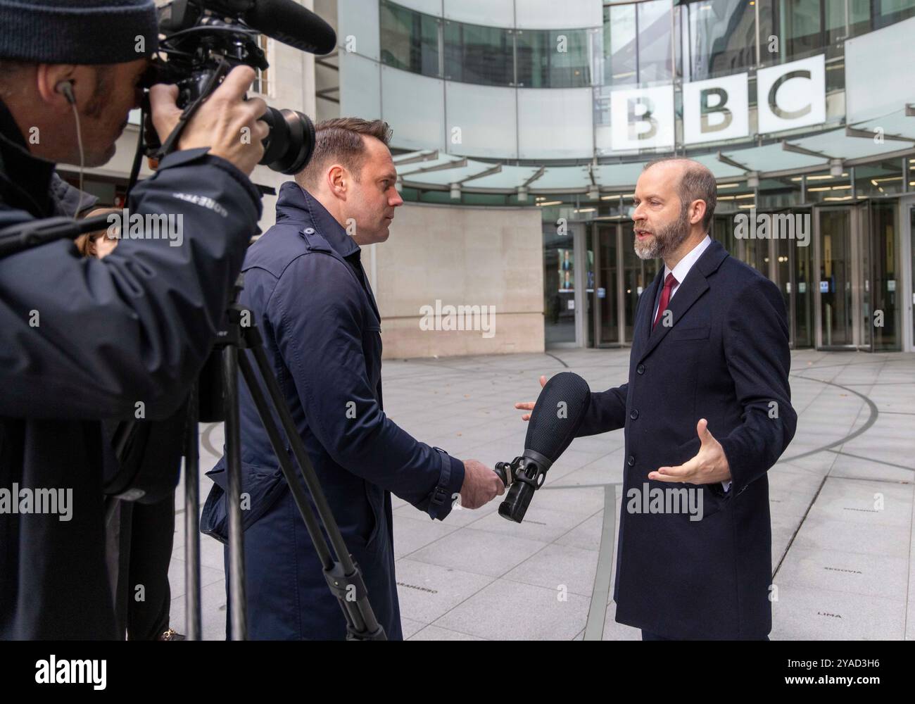 London, Großbritannien. Oktober 2024. Jonathan Reynolds bei der BBC am ...