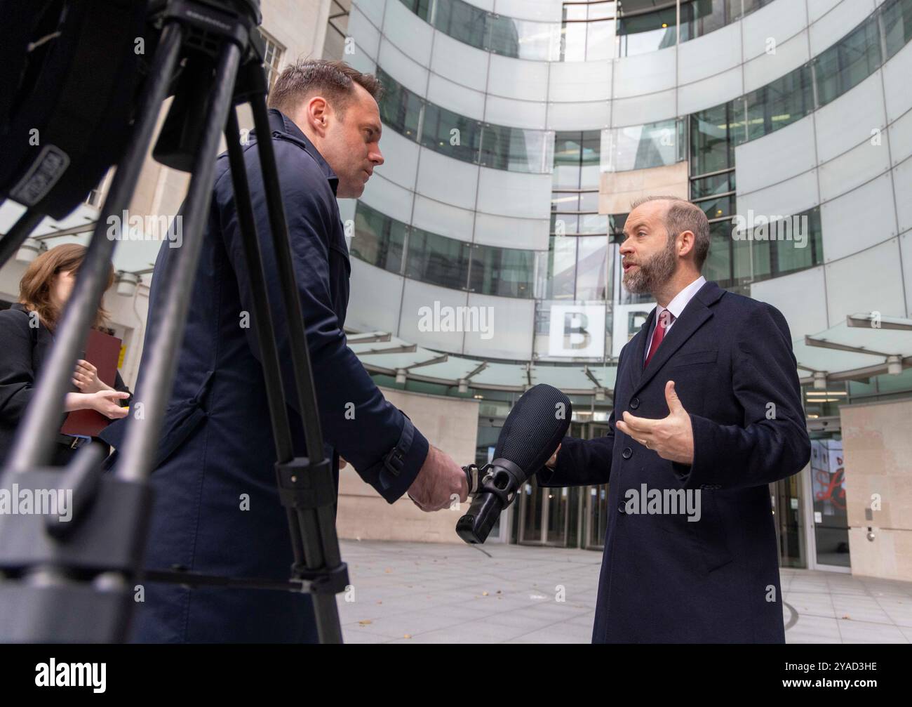 London, Großbritannien. Oktober 2024. Jonathan Reynolds bei der BBC am ...