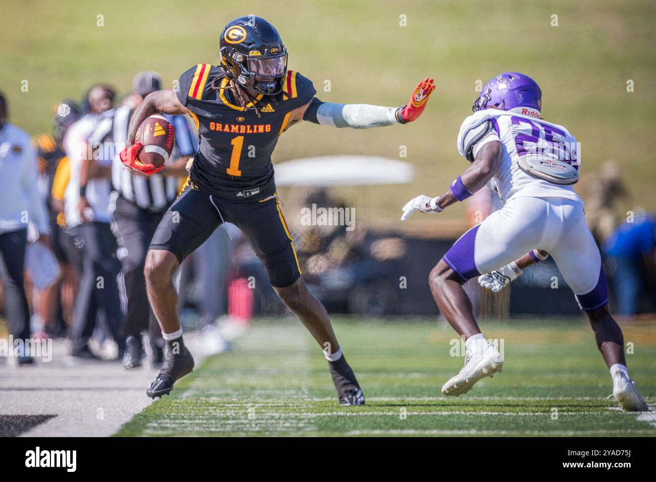 12. Oktober 2024: Grambling State Tigers Wide Receiver JR Waters (1 ...