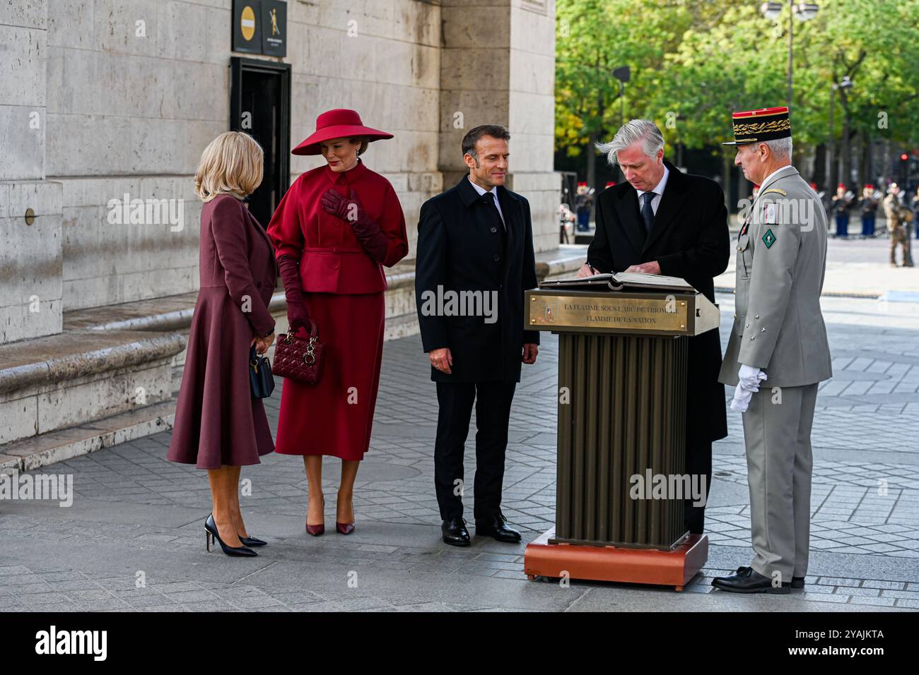 Paris, Frankreich. Oktober 2024. First Lady of France Brigitte Macron ...