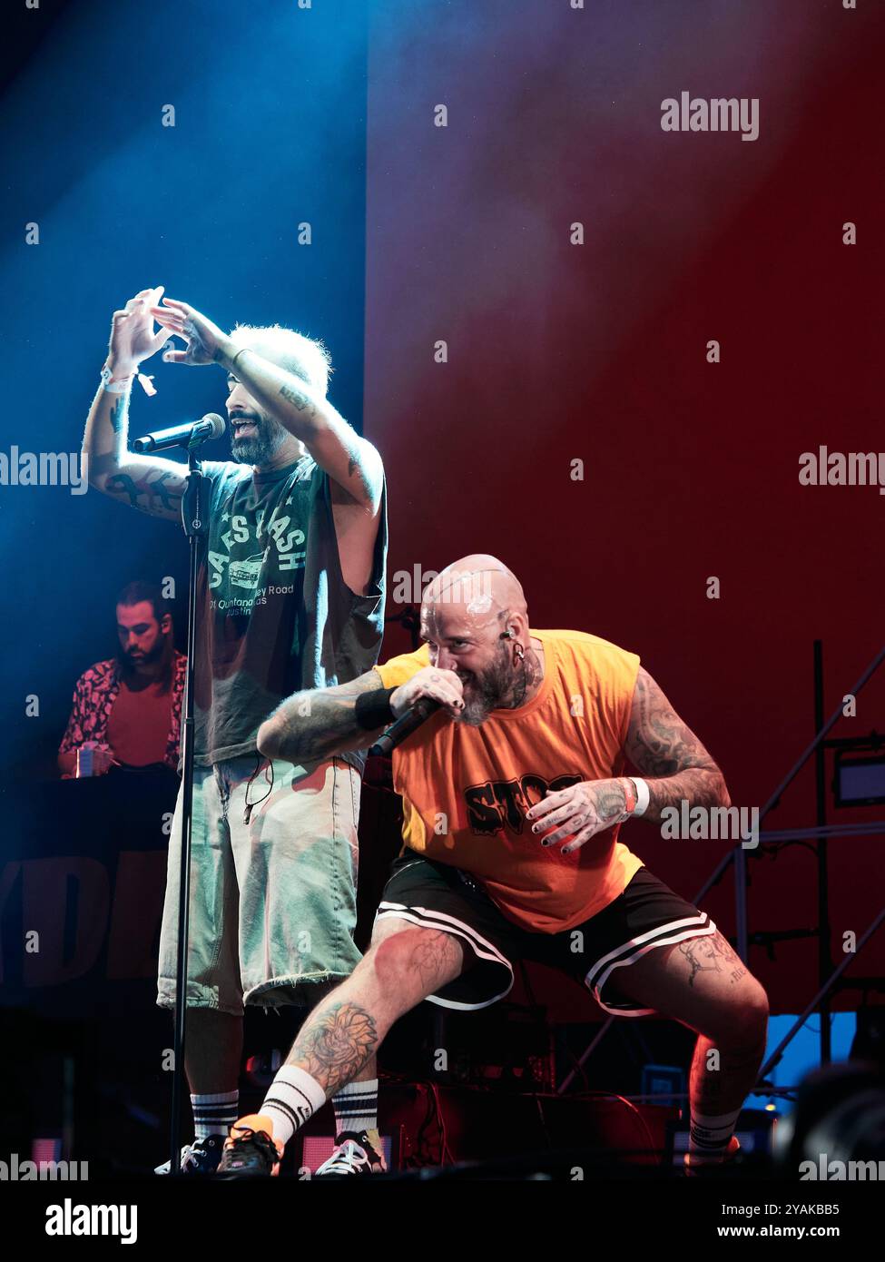 Rayden während des Konzerts beim Festival Cruilla in Barcelona im Juli ...