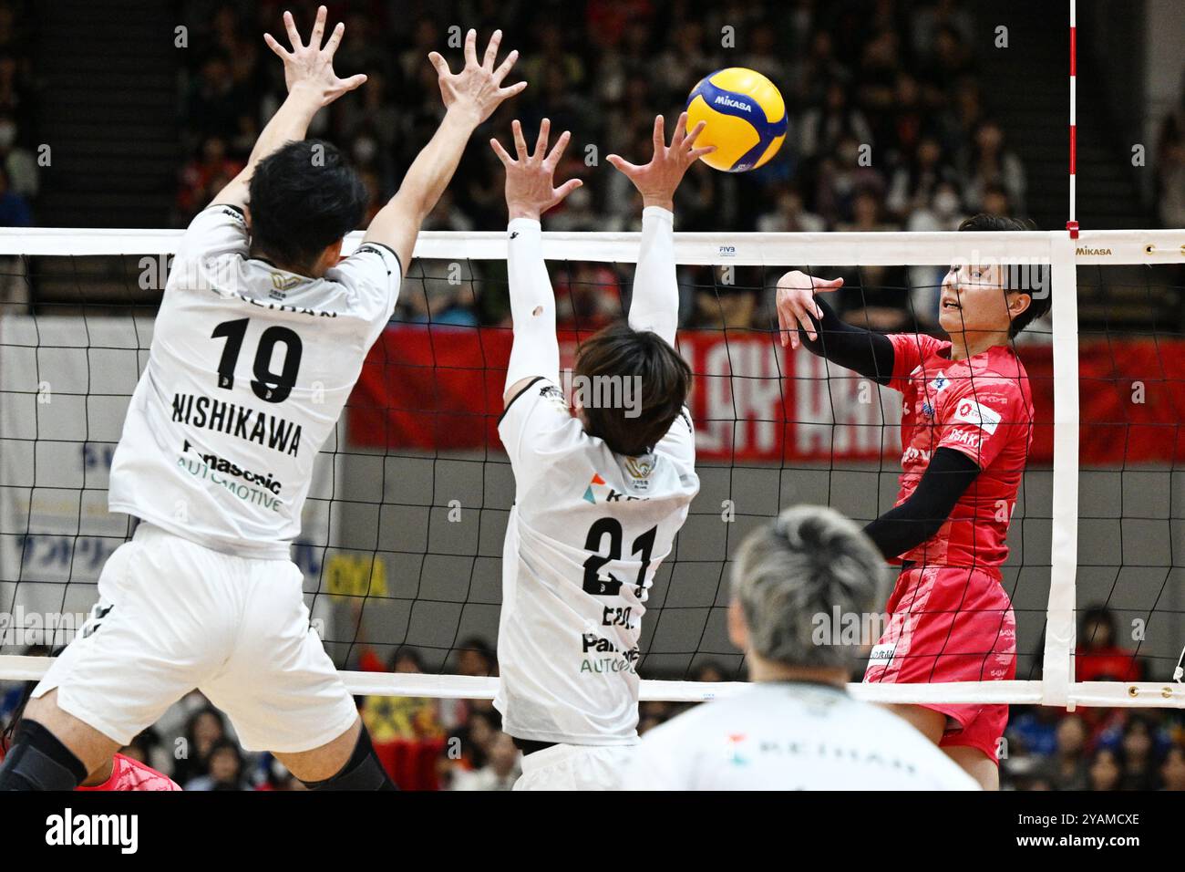 Edion Arena Osaka, Osaka, Japan. Oktober 2024. Ran Takahashi, 14 ...