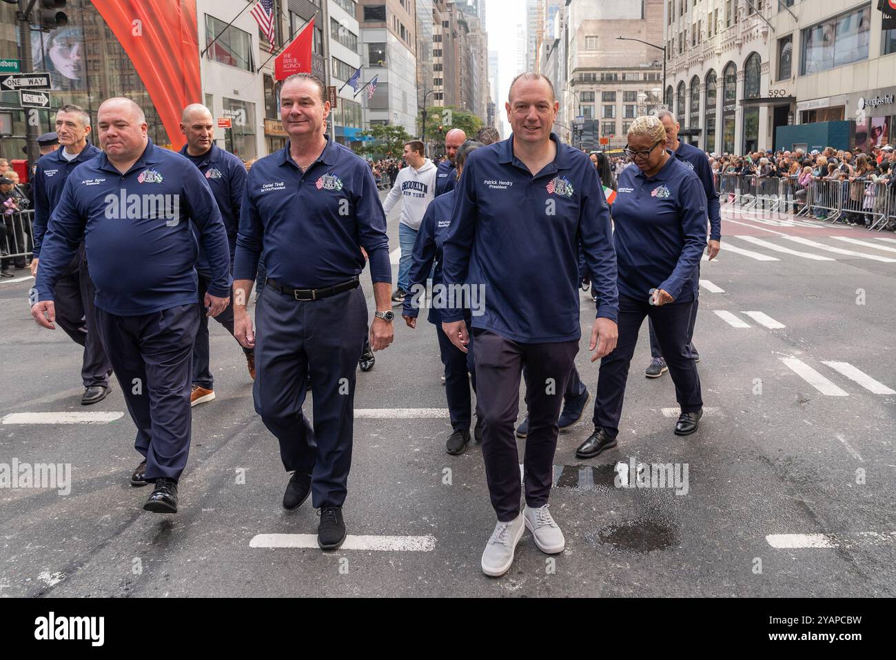 New York, Usa. Oktober 2024. Patrick Hendry, Präsident der Police ...