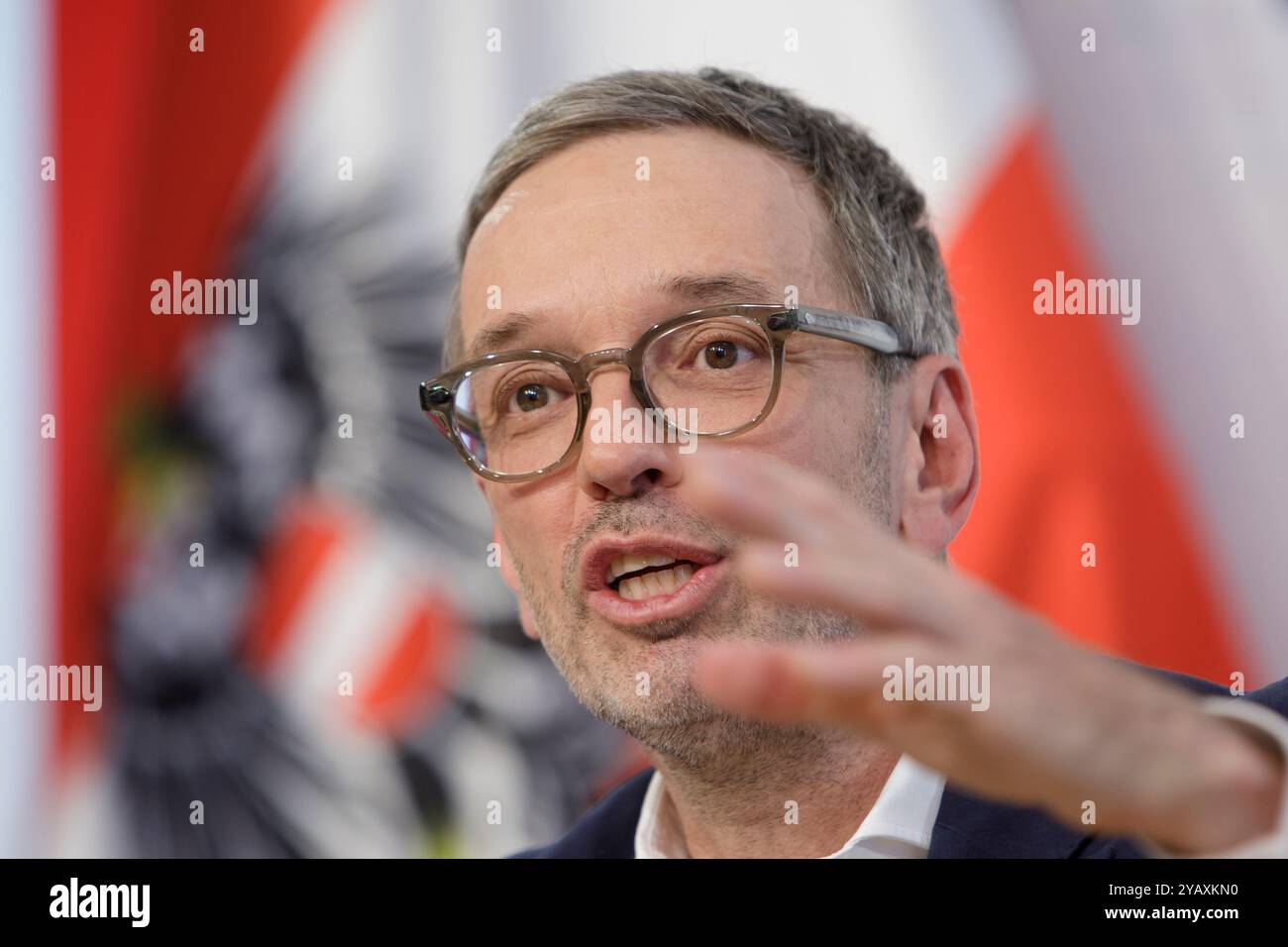 ÖSTERREICH; WIEN; 20241016; Vorsitzender der Freiheitlichen Partei Österreichs (FPOe) Herbert ...