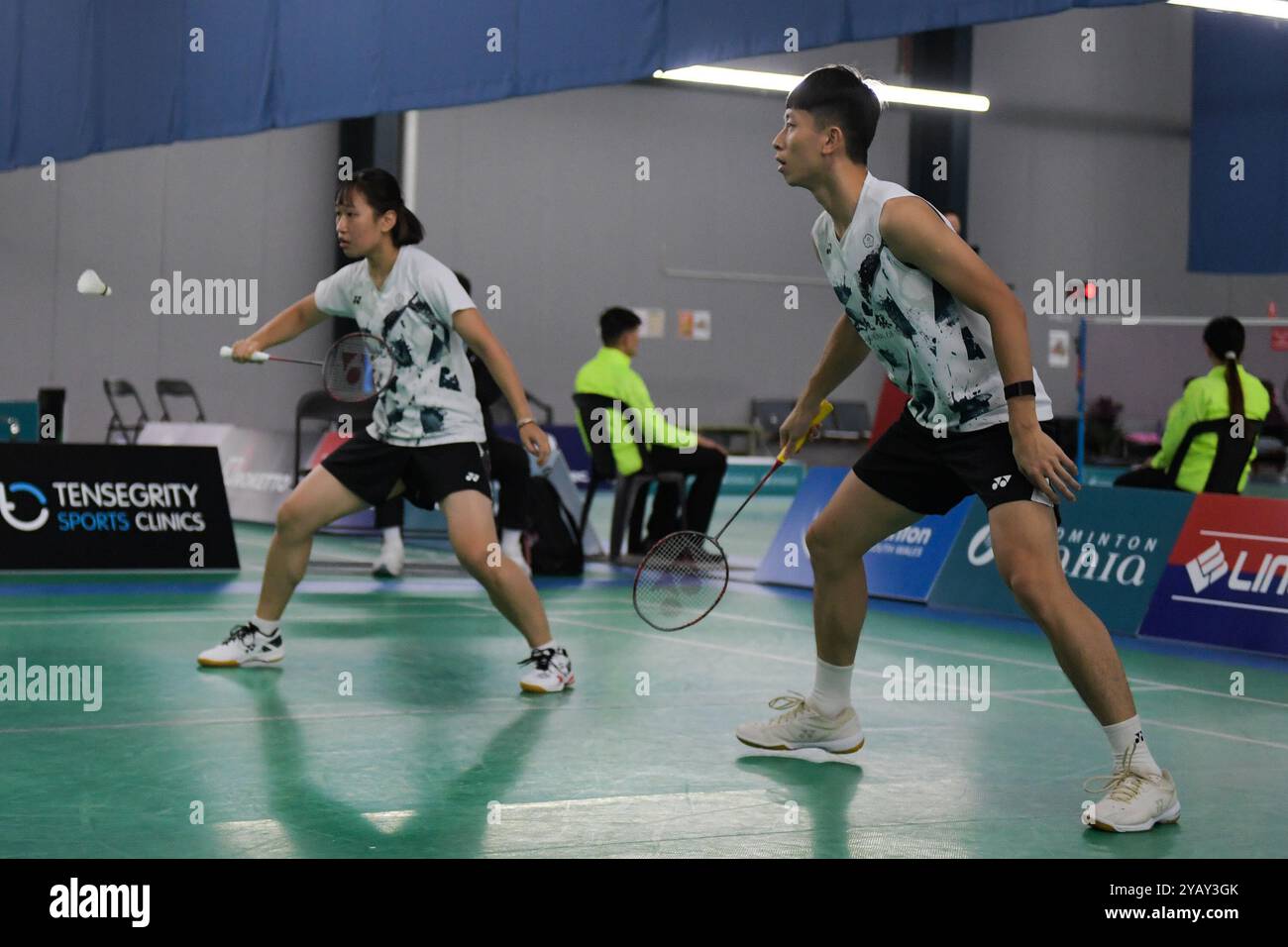 Sydney, Australien. Oktober 2024. Chen Cheng Kuan (R) und Hsu Yin-Hui ...