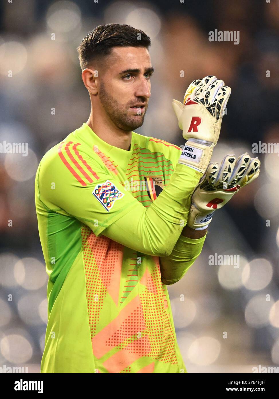 BRÜSSEL - Belgischer Torhüter Koen Kasteels beim Spiel der UEFA Nations ...