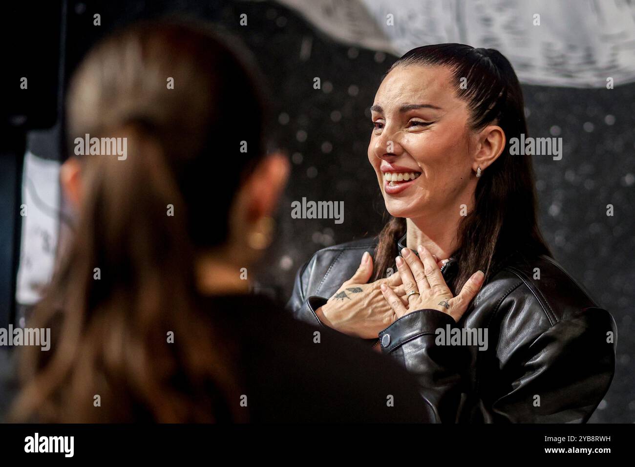 The singer Mala Rodriguez during a press conference, at the Fnac de ...