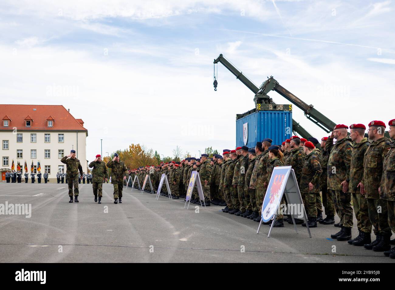 ÜBERGABE KOMMANDO DES BUNDESWEHR LOGISTIKKOMMANDOS IN ERFURT 17/10/2024 ...