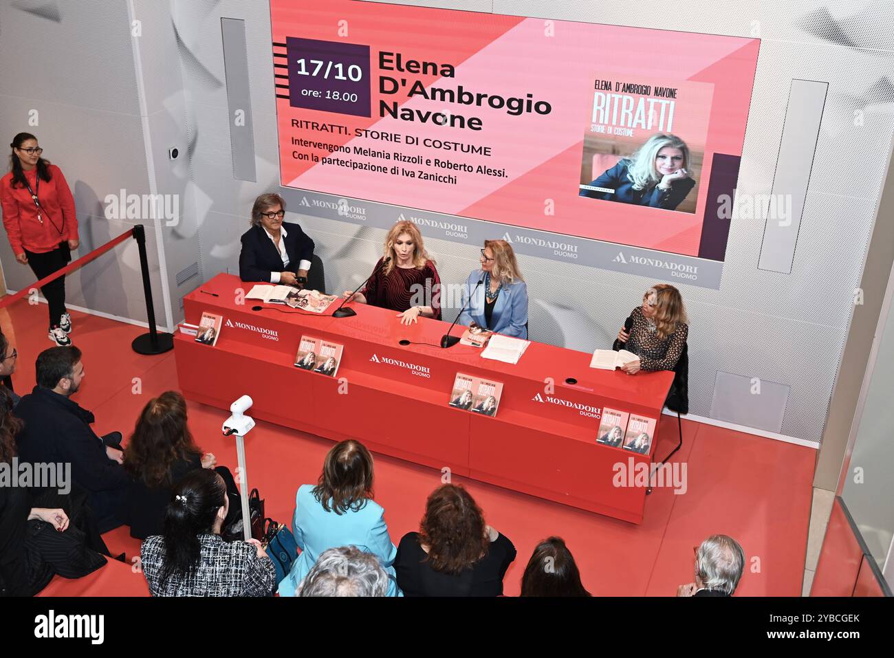 Mailand, Italien Elena D'Ambrogio Navone präsentiert das Buch Portraits ...