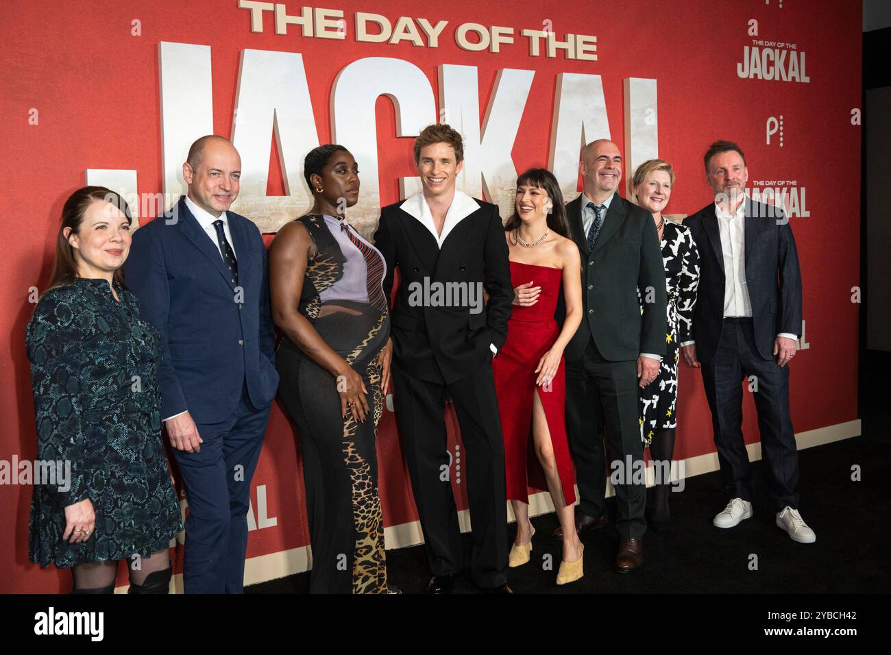 New York, USA. Oktober 2024. Marianne Buckland, Gareth Neame, Lashana ...