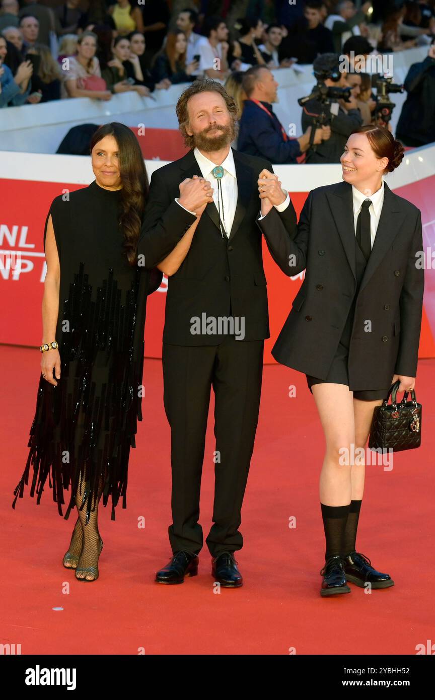 Jovanotti mit Ehefrau Francesca Valiani und Tochter Teresa Cherubini ...