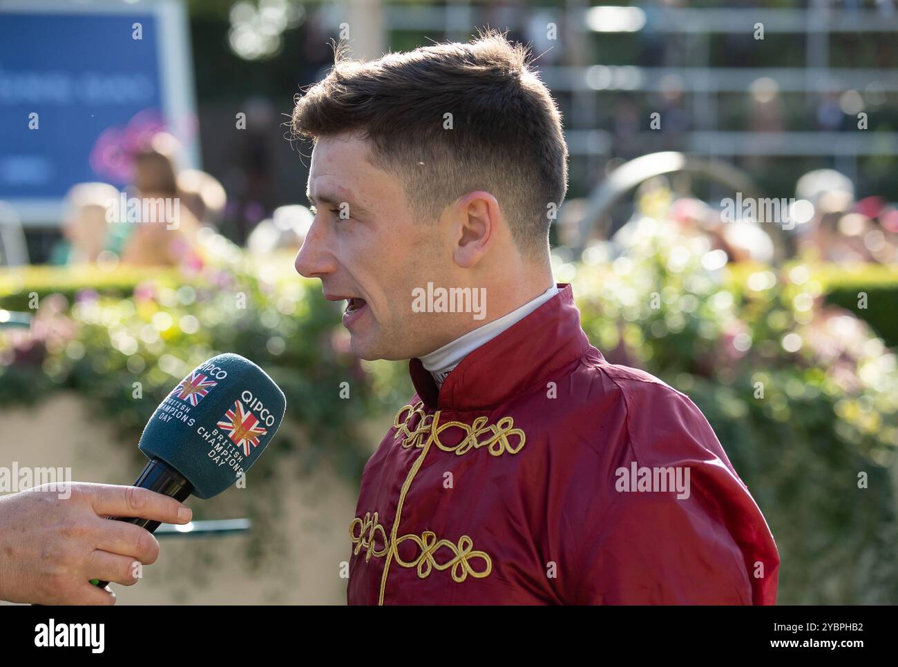 Ascot, Berkshire, Großbritannien. Oktober 2024. Jockey Oisin Murphy ...