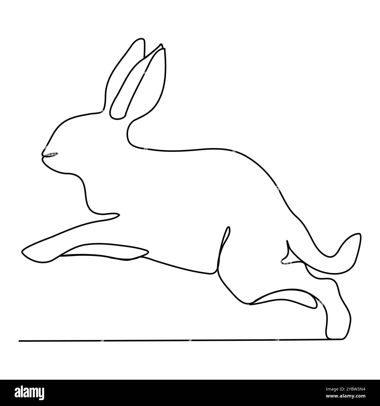 Grafik hase zeichnen Schwarzweiß-Stockfotos und -bilder - Alamy