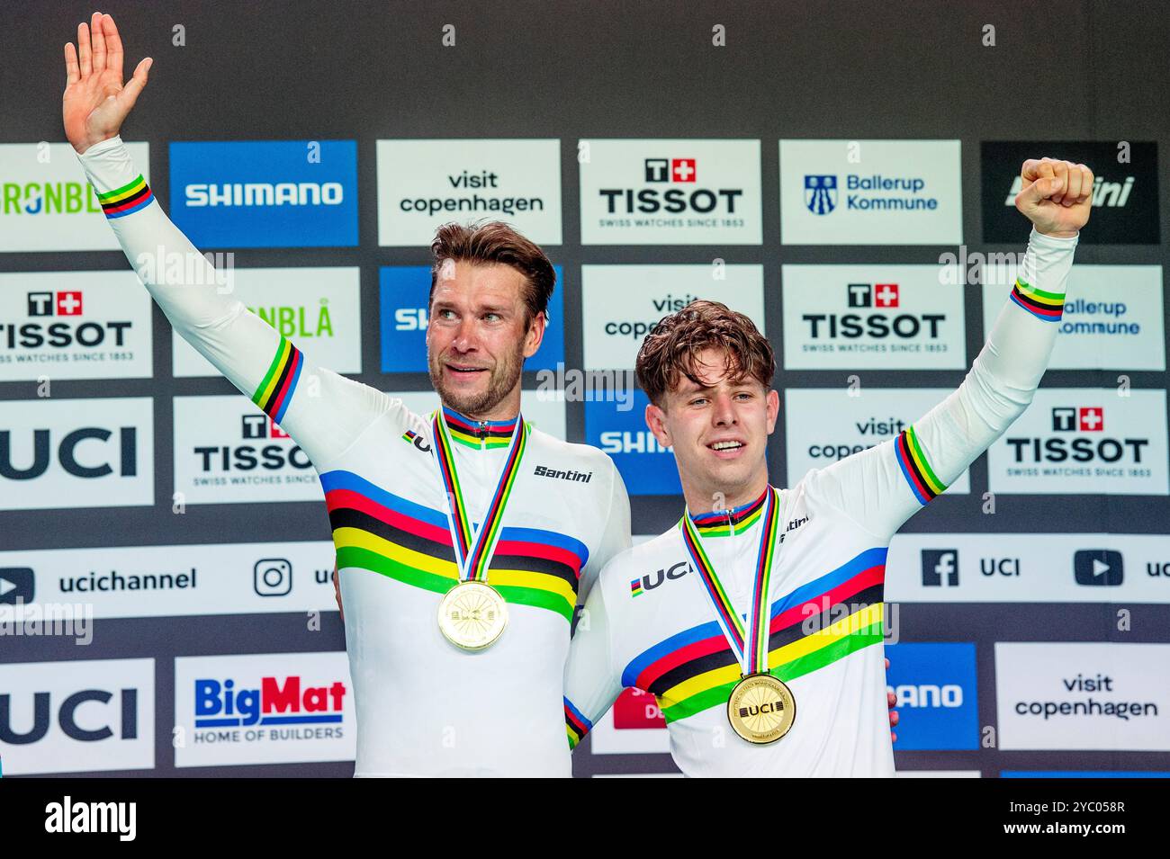Roger Kluge aus Deutschland. , . Und Tim Torn Teutenberg aus ...