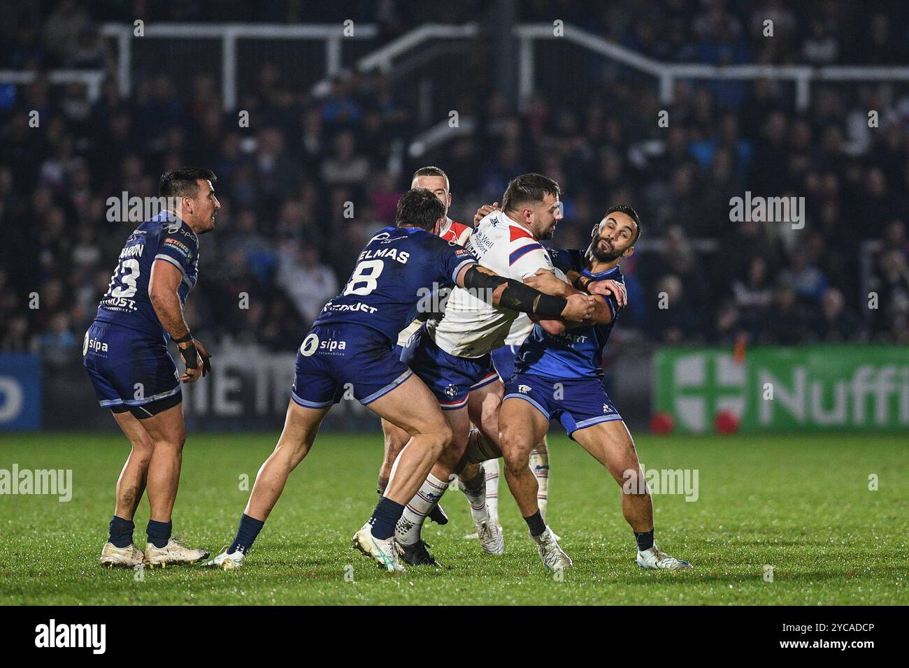 Wakefield, England - 19. Oktober 2024 - Josh Bowden von Wakefield ...