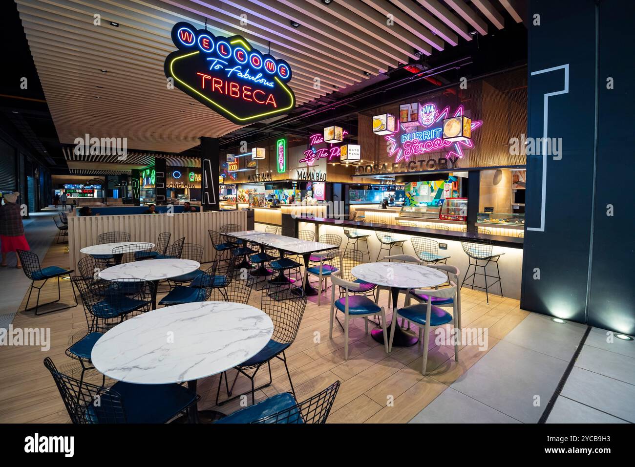 Food Court, Food Hall, Restaurants, Tribeca Mall, Einkaufszentrum ...