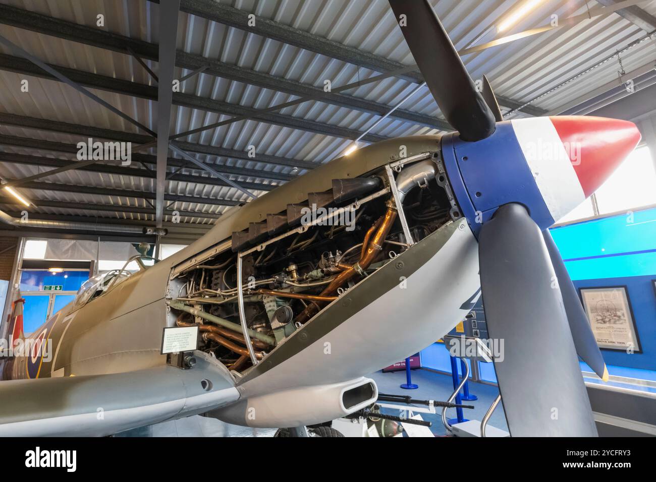 England, Kent, Thanet, Ramsgate, Manston, das Spitfire and Hurricane Memorial Museum ...