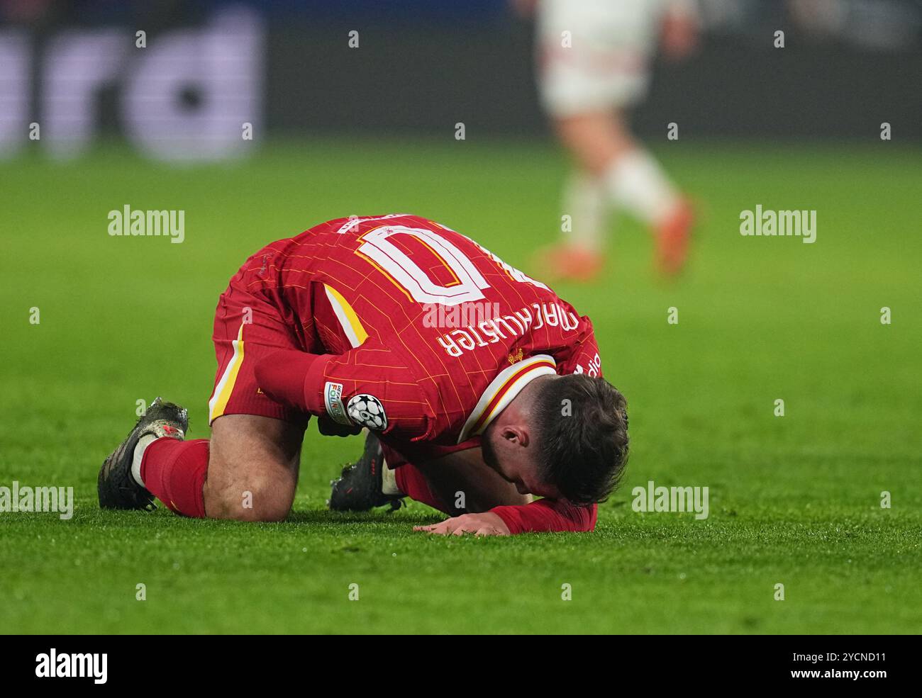 Leipzig, Deutschland. 23. Oktober 2024. Alexis Mac Allister von ...