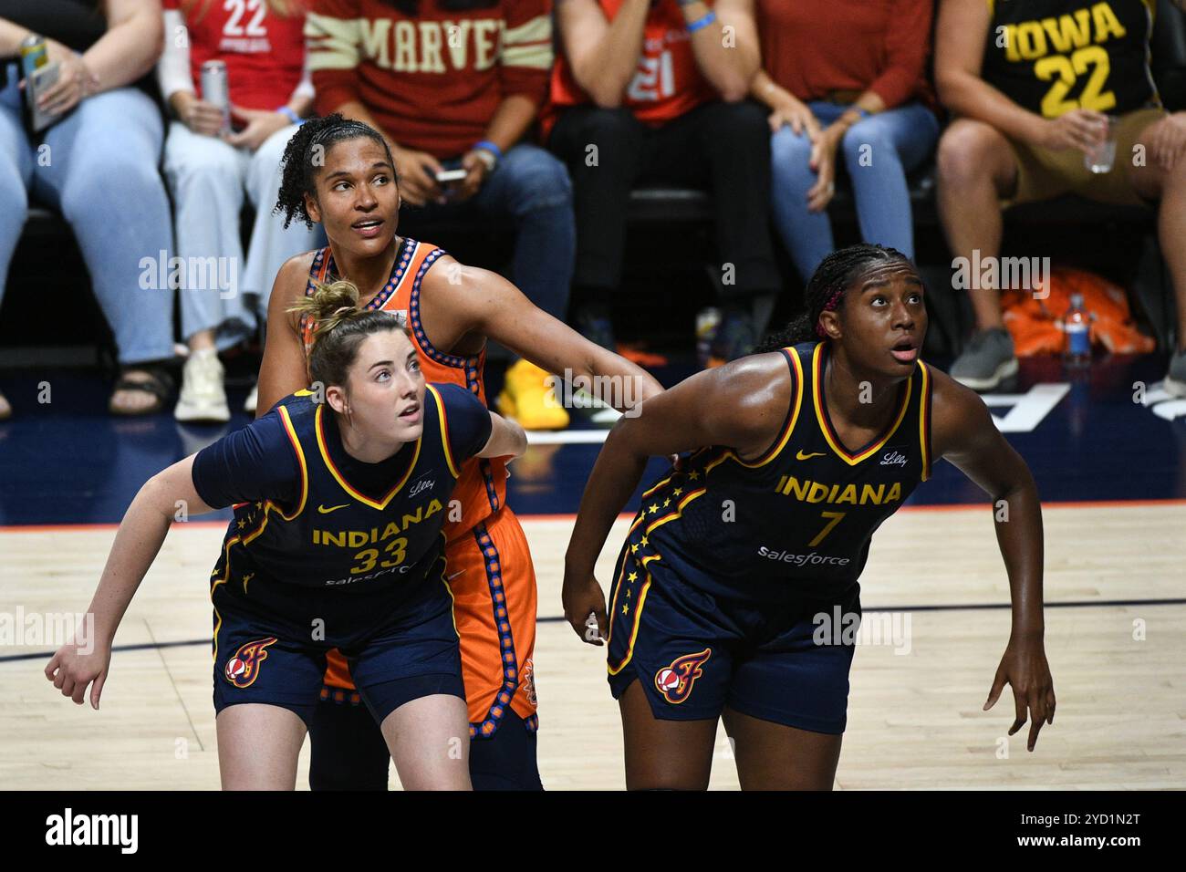 Uncasville, Connecticut, USA. September 2024. Indiana Fever Stürmer ...