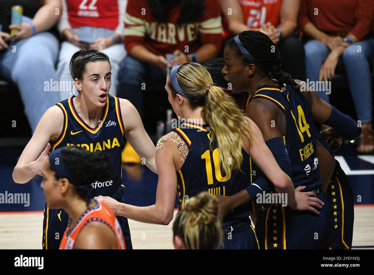 Uncasville, Connecticut, USA. September 2024. Der Indiana Fever Guard Caitlin Clark (22 ...