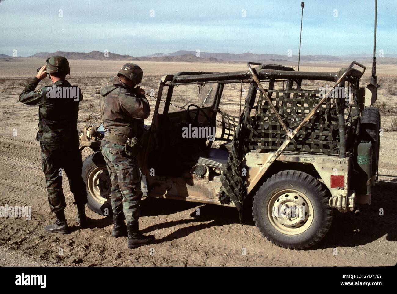 Fort Irwin, CA. USA. Mai 1991. Das Fort Irwin National Training Center ...