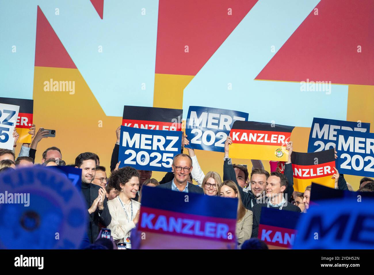 Junge Union Deutschlandtag 2024 Friedrich Merz, Bundesvorsitzender CDU und Kanzlerkandidat, hält ...