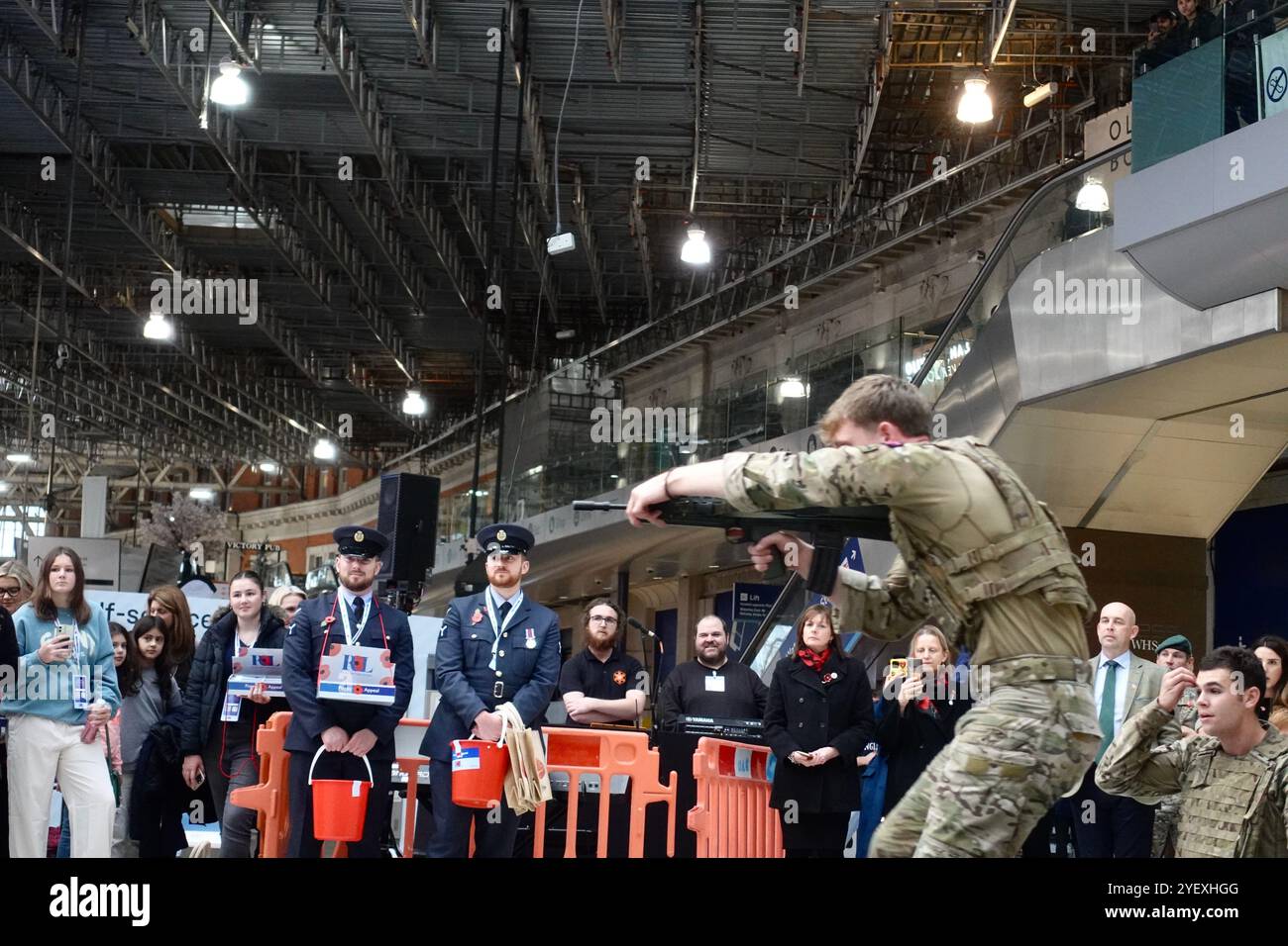 Die Royal Marines Commandos halten am 1. November 2024 eine physische ...