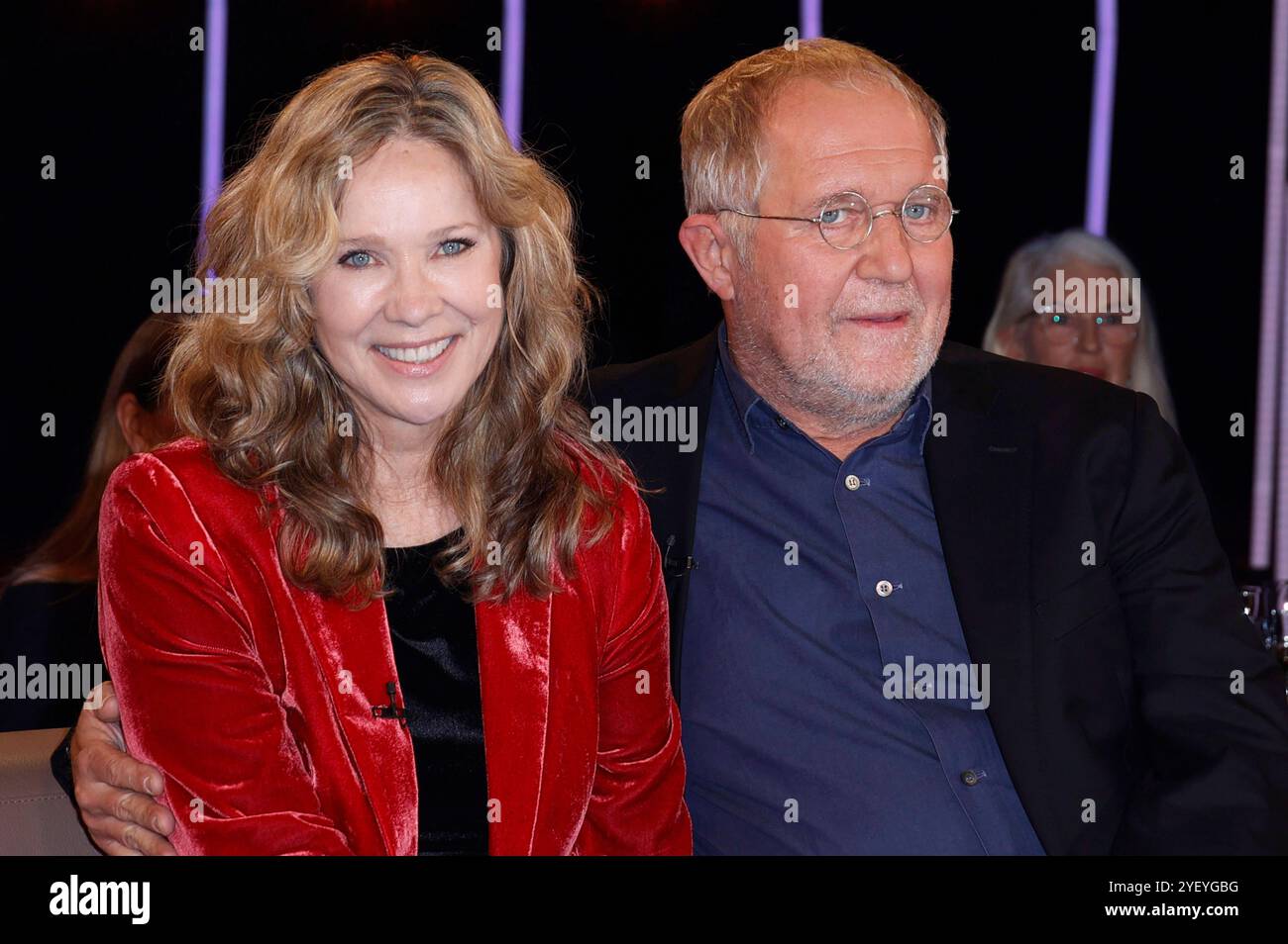 Ann-Kathrin Kramer mit Ehemann Harald Krassnitzer bei der Aufzeichnung ...