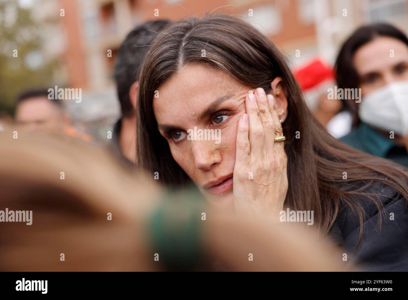 PAIPORTA (VALENCIA), 11.03.2024.- La reina Letizia, durante su visita a ...