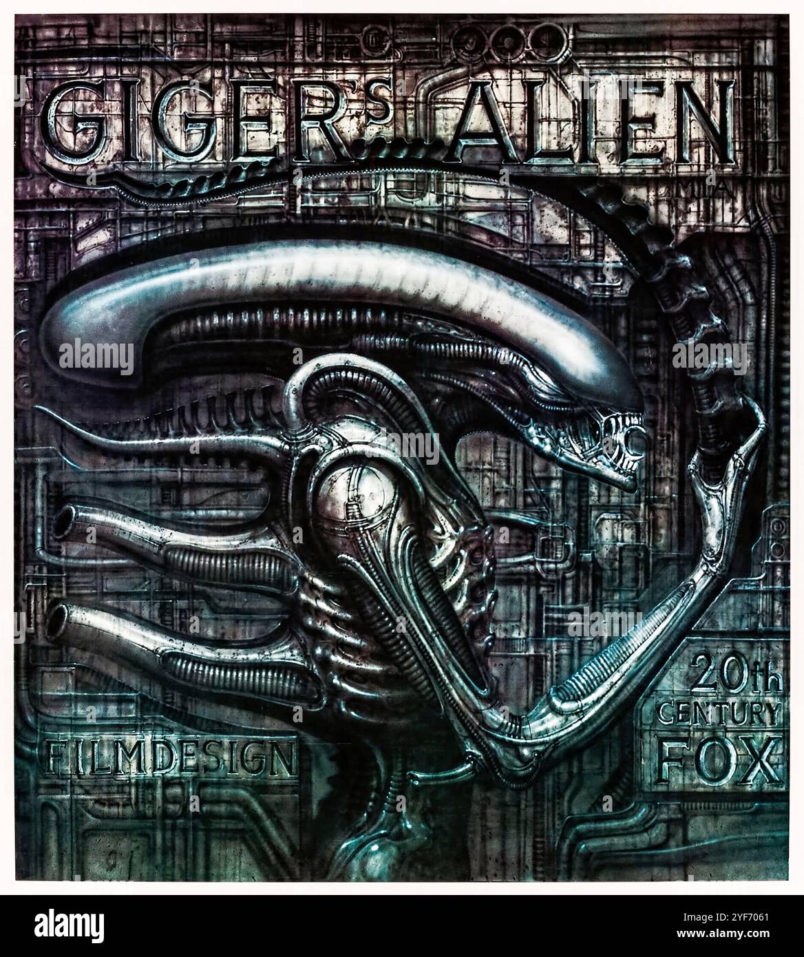 Alien (1979) Poster entworfen und mit Artwork von H. R. Giger dieses ...