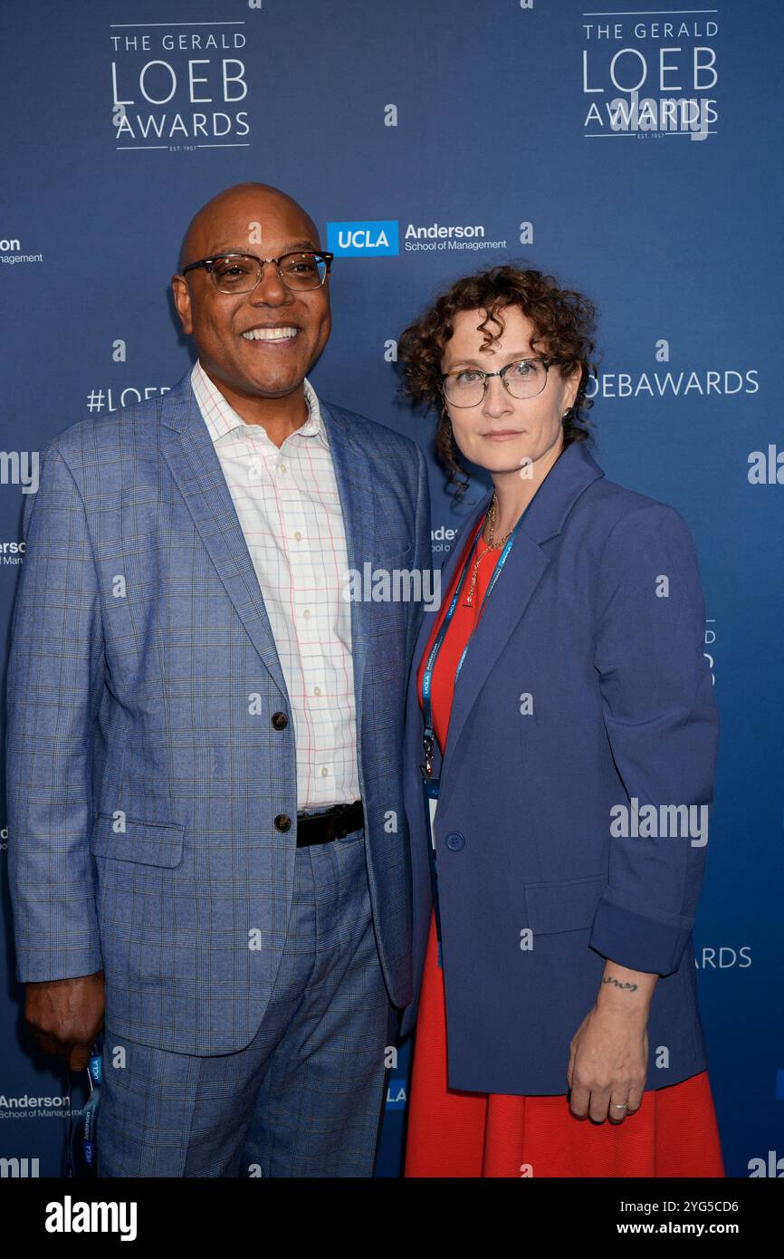 Neal Scarbrough, Francesca Levy während der Gerald Loeb Awards 2024 ...