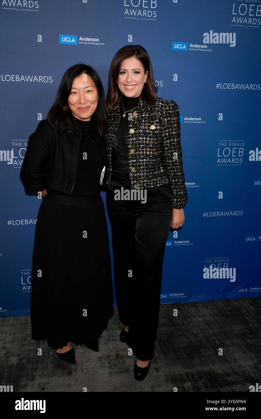 Catherine Kim, Chloe Melas während der Gerald Loeb Awards 2024, die von ...