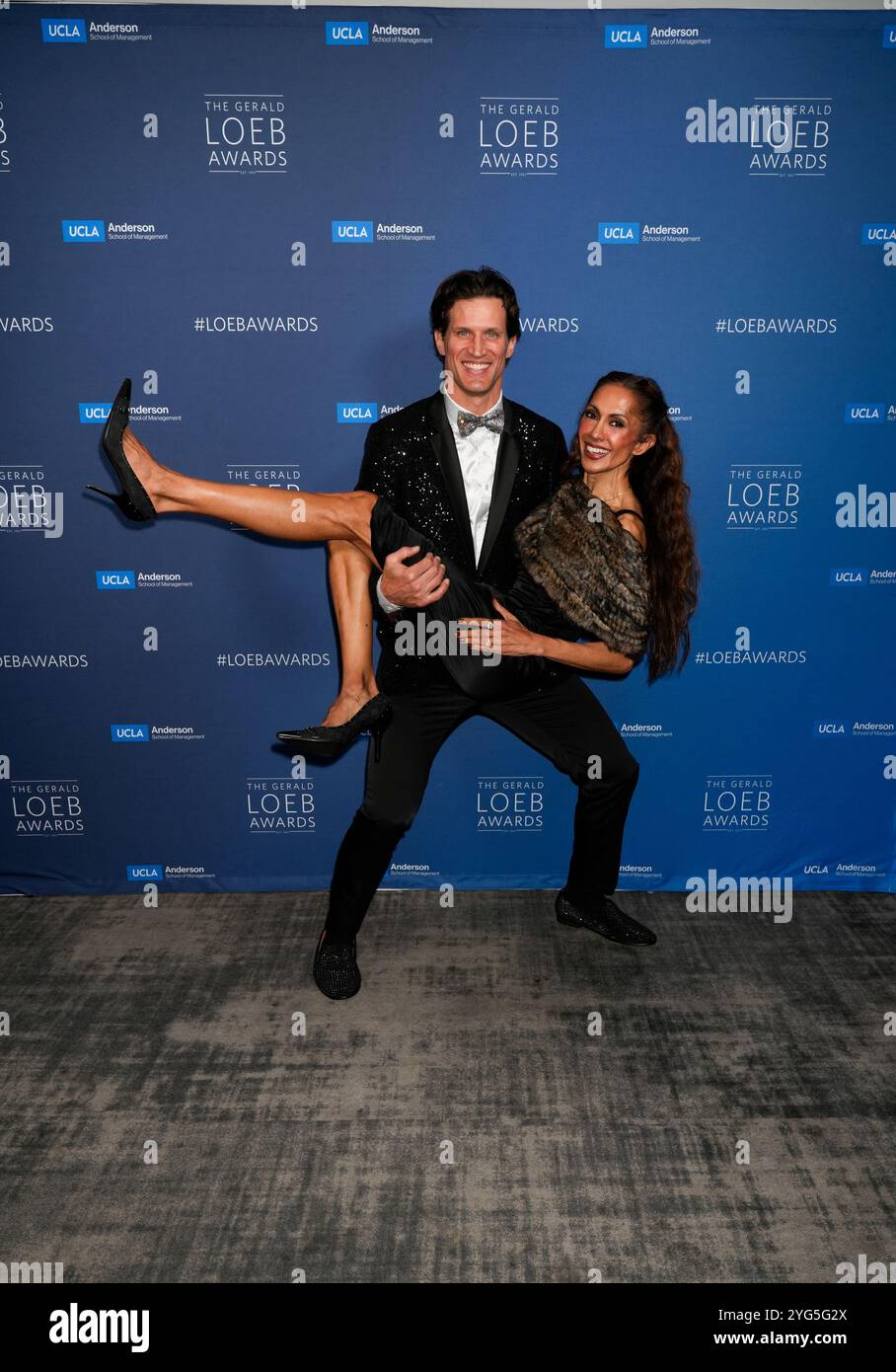 Andy Peeke während der Gerald Loeb Awards 2024, die von der UCLA ...