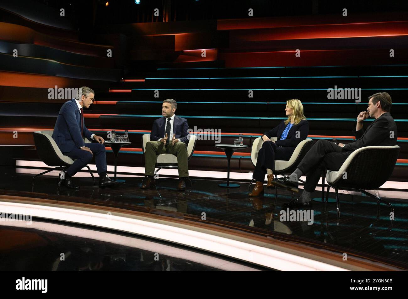 Talkrunde bei Markus Lanz , ZDF 11/24 her Markus Lanz, Konstantin Kuhle ...