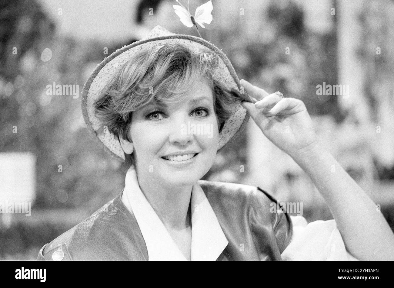 Carolin Reiber TV-Moderatorin 04/85 haef Carolin Reiber während der ...