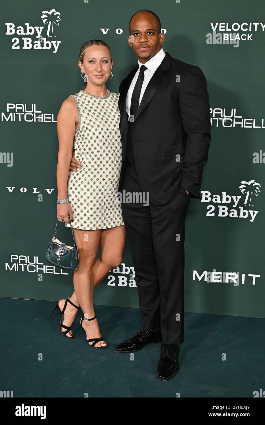 West Hollywood, USA. November 2024. Jennifer Meyer und Geoff Ogunlesi ...