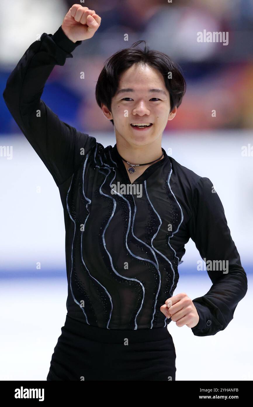 Yoyogi 1. Gymnasium, Tokio, Japan. November 2024. Yuma Kagiyama (JPN), 8. NOVEMBER 2024 ...