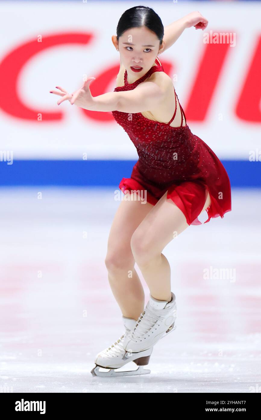 Yoyogi 1. Gymnasium, Tokio, Japan. November 2024. Yuna Aoki (JPN), 8. NOVEMBER 2024 ...