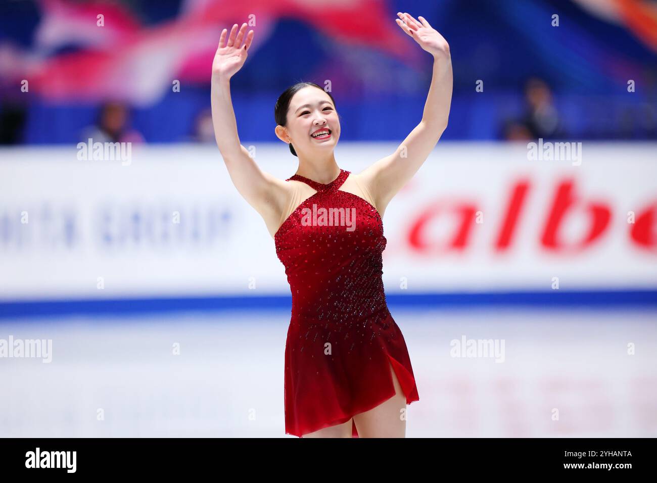 Yoyogi 1. Gymnasium, Tokio, Japan. November 2024. Yuna Aoki (JPN), 8. NOVEMBER 2024 ...