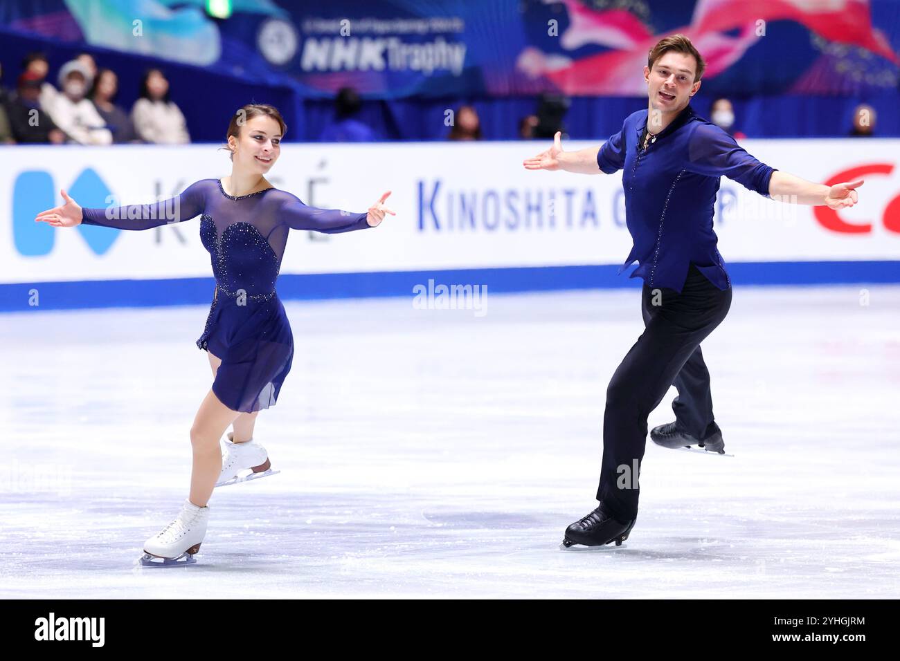 Yoyogi 1. Gymnasium, Tokio, Japan. November 2024. Daria Danilova & Michel Tsiba (NED), 9 ...